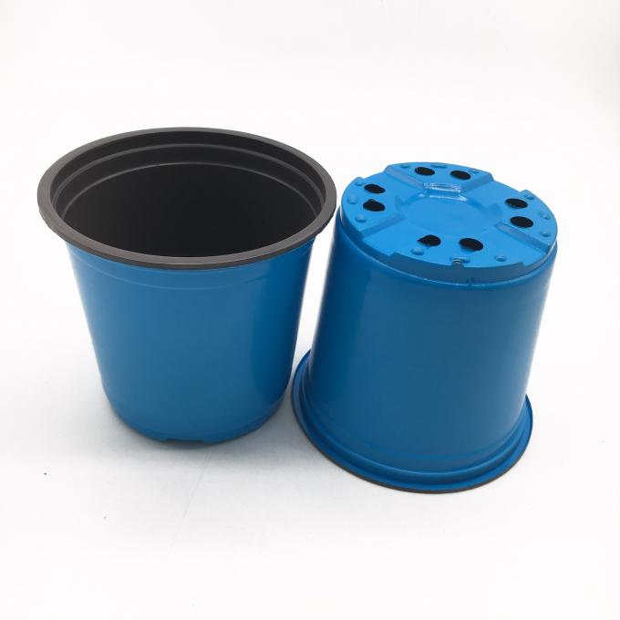 Skyblue PP Soft 14cm Dia Plastic Grow Pots Recycled Plastic Garden Pots