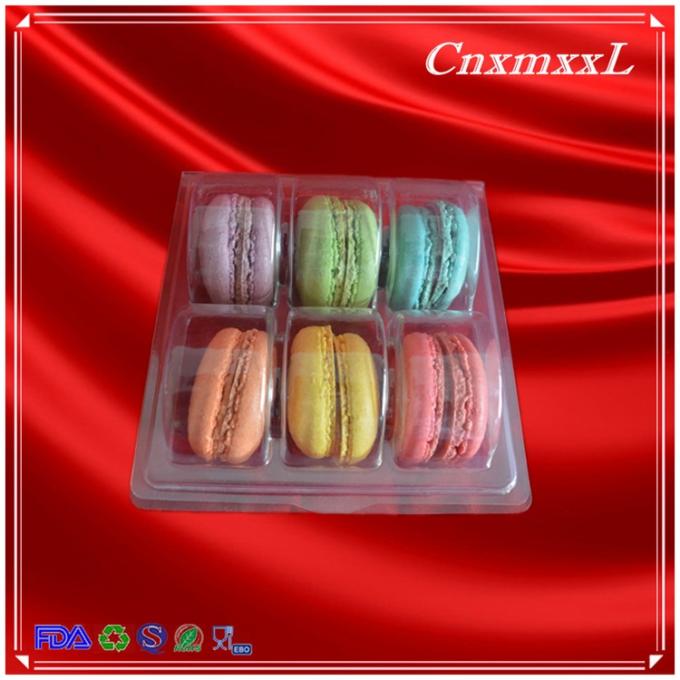 PET 60 Cavity Macaron Boxes With Inserts, Packaging Macarons For Shipping