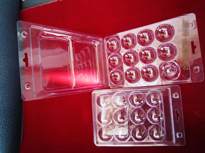 PETG 6 Cells Golf Ball Plastic Blister Tray PVC Clamshell Blister Box